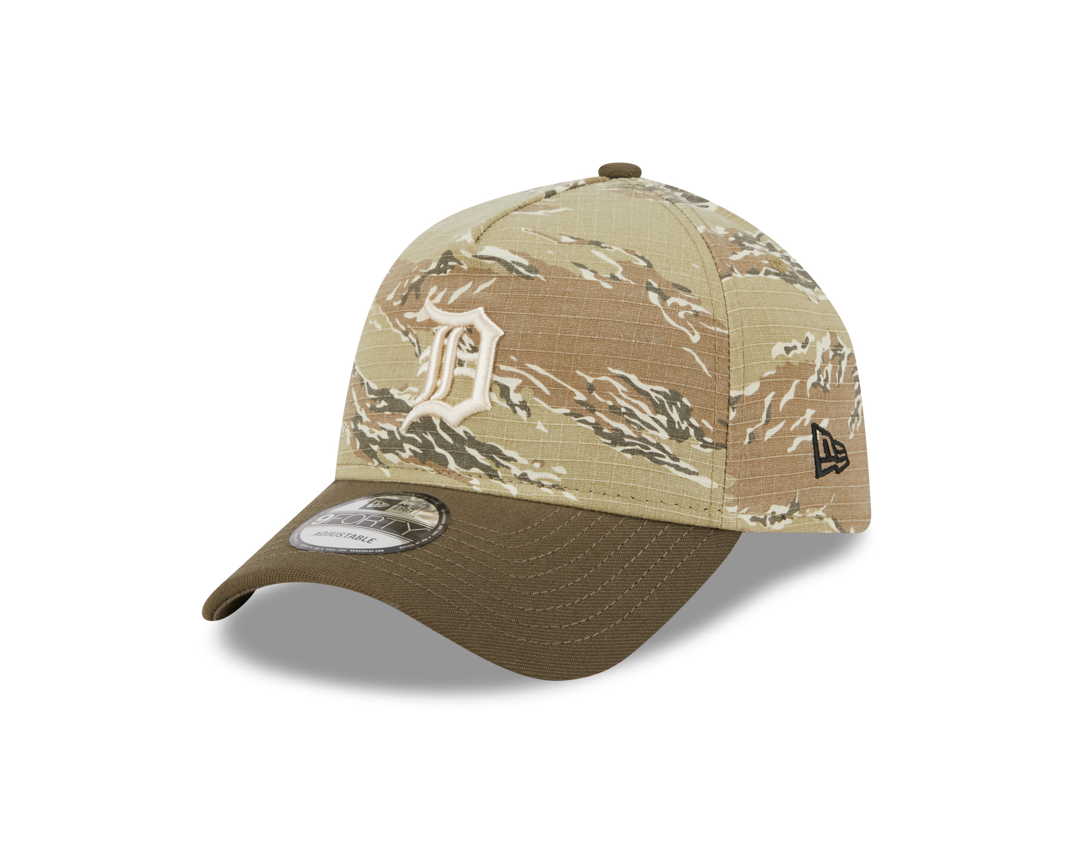 New Era 9FORTY Detroit Tigers A-Frame Snapback (Two-Tone Tiger Camo ...
