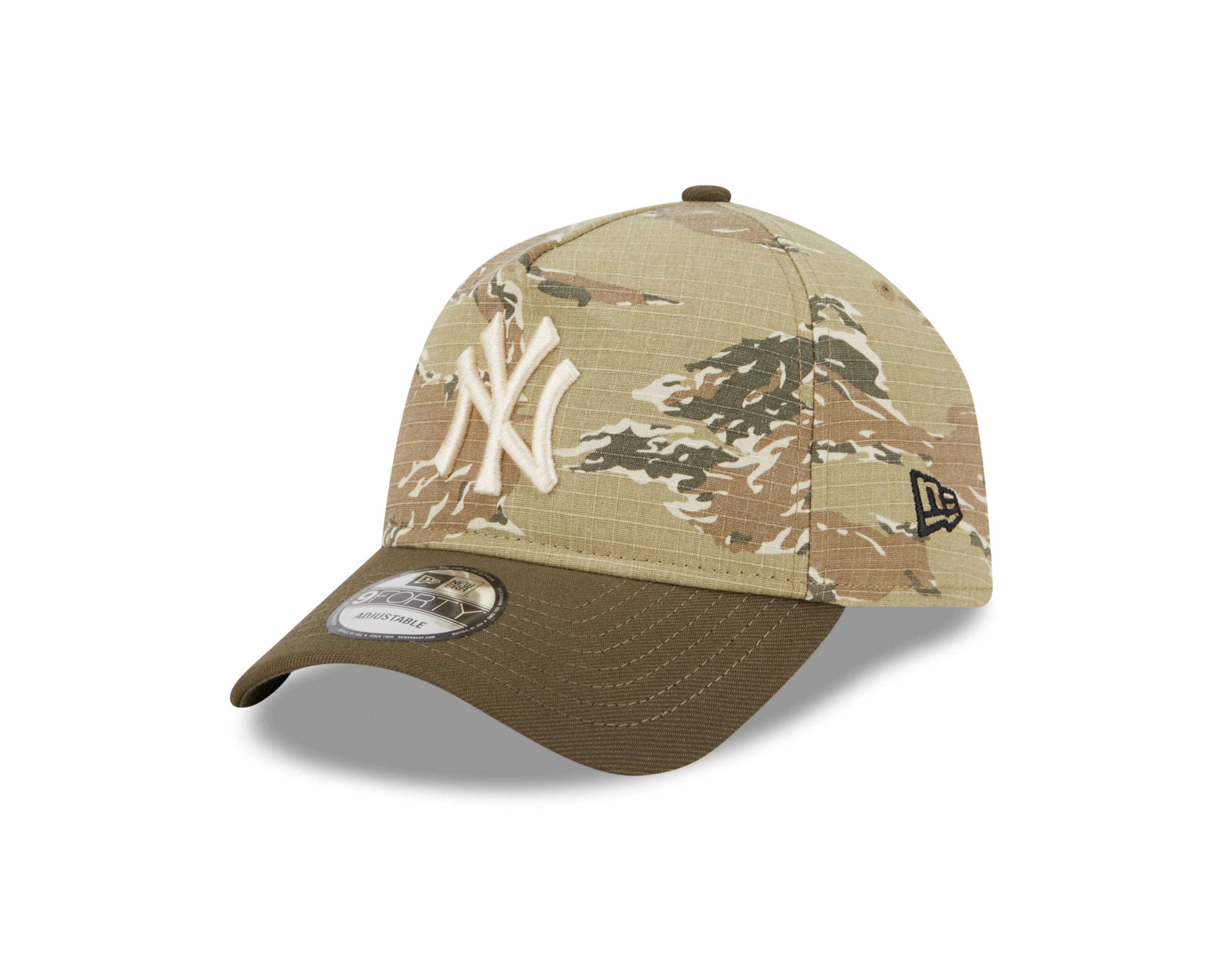 New Era 9FORTY New York Yankees A-Frame Snapback (Two-Tone Tiger Camo ...