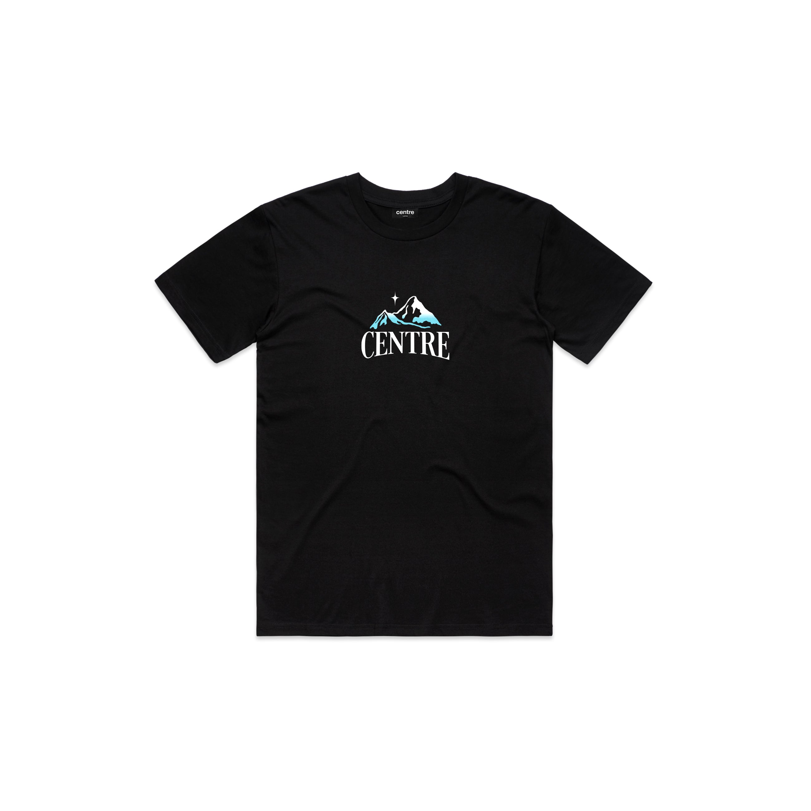 Centre Mountain Range Tee (Black)